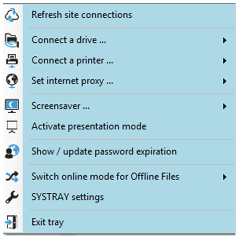 SYSTRAY - Startseite
